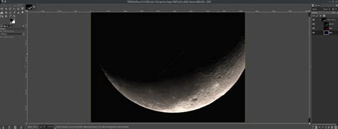 How To Combine RGB Layers In GIMP For Lunar Astrophotography Chaotic Nebula