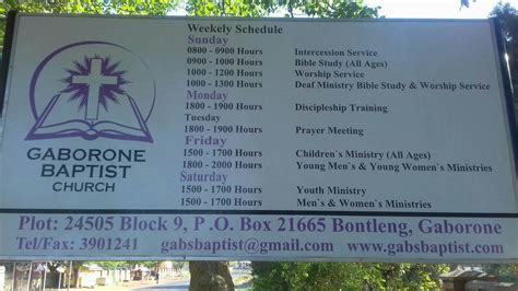 Gaborone Baptist Church Gaborone