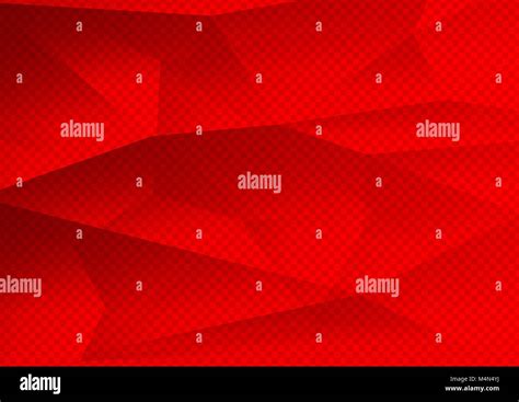 Red Color Polygon Abstract Background Technology Modern Vector Illustration Stock Vector Image