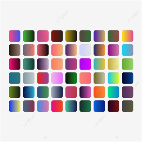Vector Gradient Set Multicolor Sphere Gradient Gradient Pack