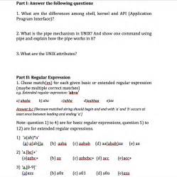 Solved Part I Answer The Following Questions 1 What Are