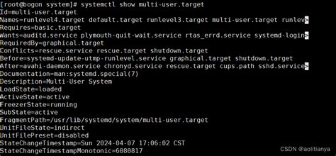 Systemd Target使用 Csdn博客 Systemd Target使用 Csdn博客