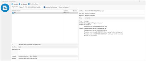 Workflow Status