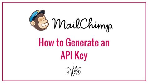 How To Get A Mailchimp Api Key Got Api All About Apis
