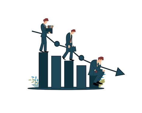 Premium Vector Economic Recession Decline In Business Performance