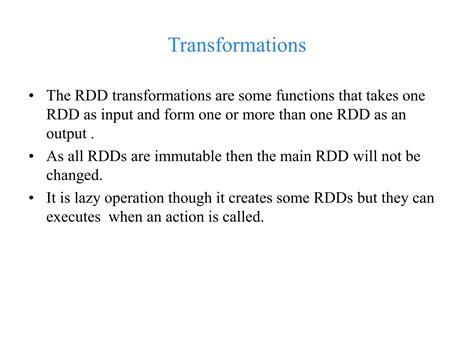 Rdd Transformations Bda Ppt