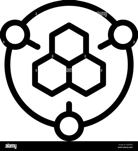 Icon Of A Blockchain Network Showing The Decentralized Ledger Storage