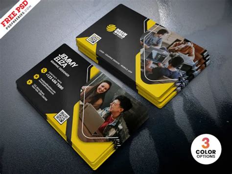 Visiting Card Design Template Psd