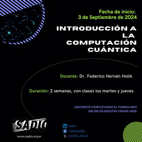 Introduction To Quantum Computing Federico Holik Quantum