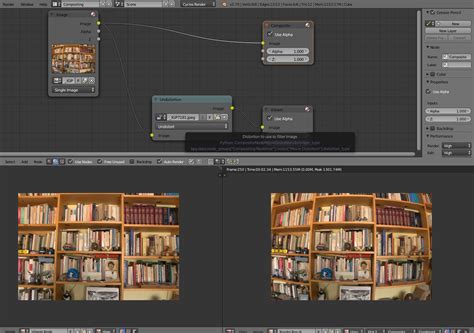 Lens Distortion In The Compositor Compositing And Post Processing