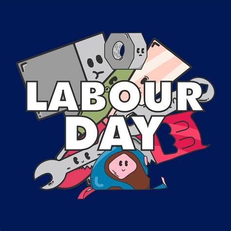 Premium Vector Labour Cute Engineering Elemnt Socila Media