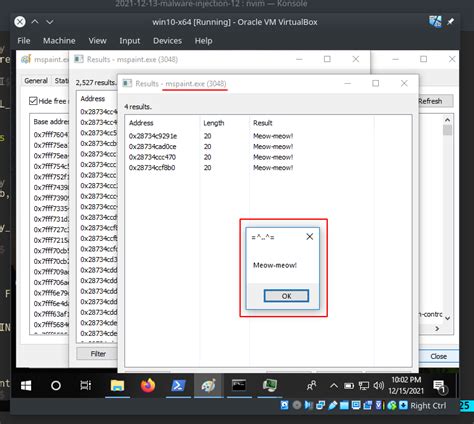 code injection via memory sections simple c example cocomelonc