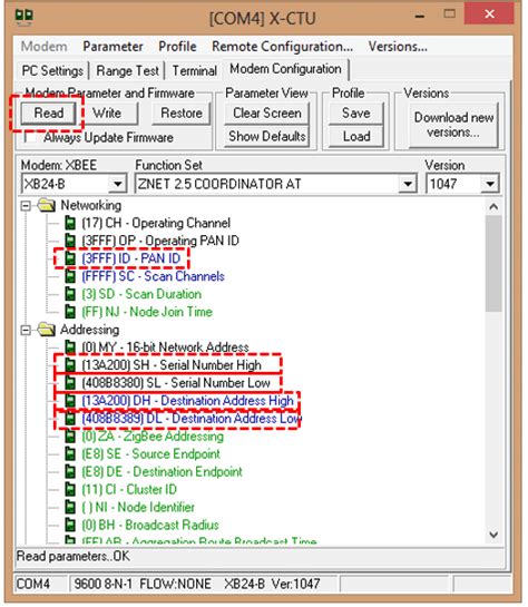reading xbee modules download scientific diagram