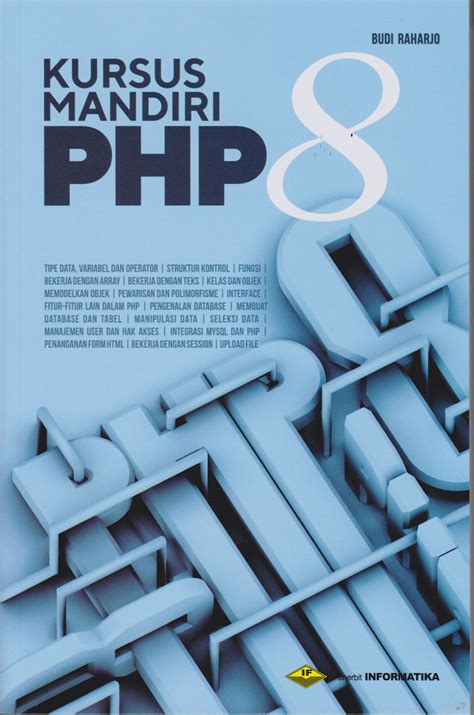 Buku Kursus Mandiri Php 8 Toko Buku Informatika
