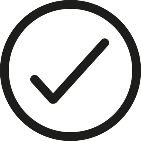 Checked User Interface And Gesture Icons