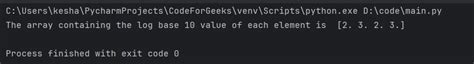 What Is The Log10 Function In Numpy Codeforgeek