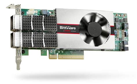 Bittware 385a Soc Intel Arria 10 Sx F34 2 Banks Of Ddr4 2x Qsfp Ports 8 Lane Pcie 3g With