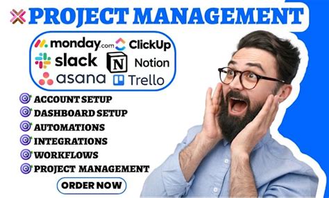 Do Clickup Monday Crm Automation Trello Notion Asana Slack Project Management By Albertcrmguru