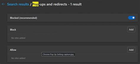 Chrome Pop Up Setting Windows 10 Forums