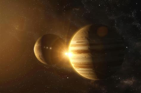 Premium Photo A Binary Star System With Planets Orbiting In Perfect