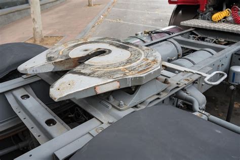 Premium Photo Detail Of The Hitch Or Fifth Wheel For Coupling The