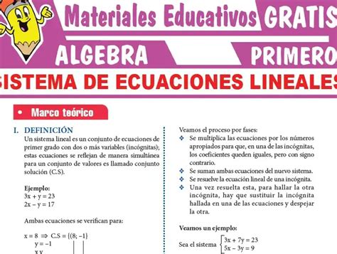 Descarga Gratis Ejercicios Resueltos De Ecuaciones Lineales En Pdf