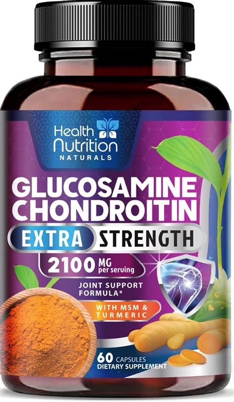 Glucosamine Chondroitin Supplements Msm Complex Joint