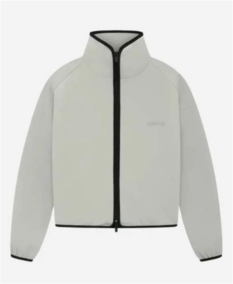 Adidas X Fear Of God Essentials Athletics Grey Track Jacket