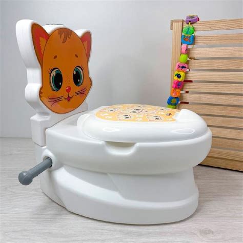 Купити Горщик унітаз з підсвічуванням і звуком Pilsan 07 563 тримач для паперу звук води