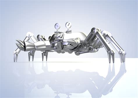 Crab Robot 3d Model C4d Stl