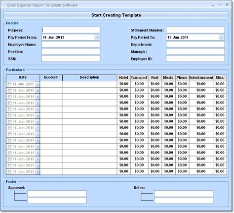 Excel Expense Report Template Software FREE Download Excel Expense Report Template Software 7