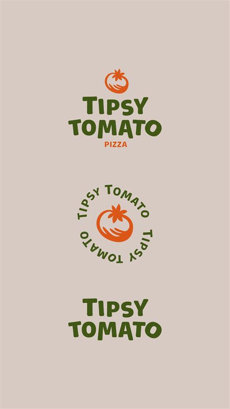 tipsy tomato pizza logo design branding inspiration logo design inspiration branding logo
