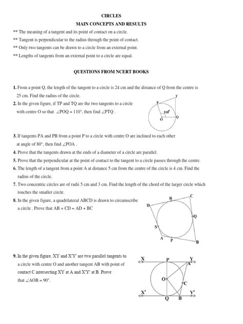 Circle Pdf Circle Elementary Geometry