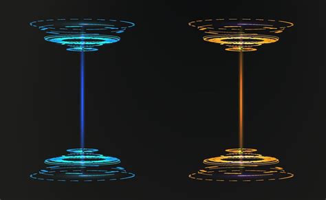 Futuristic Vector Hud Interface Screen Design Digital Callouts Titles