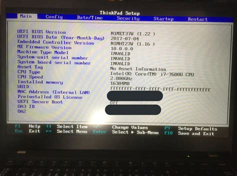How To Update Serial Number In Bios Lenovo Thinkpad Posterlasopa