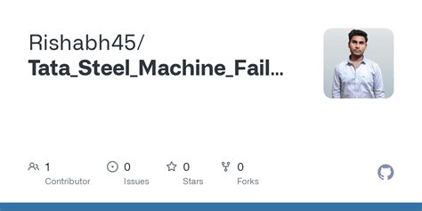 Github Rishabh45tatasteelmachinefailureanalysis