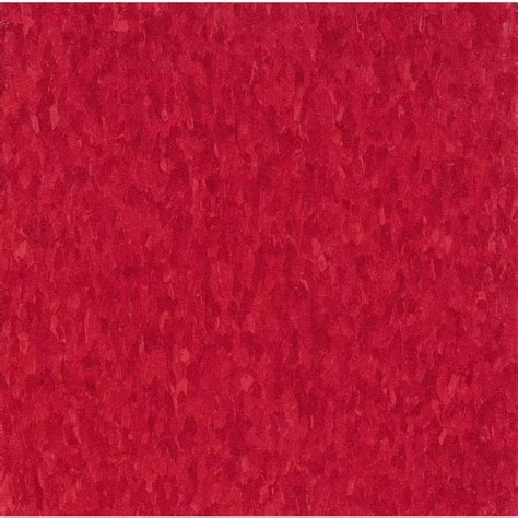 Armstrong Flooring Imperial Texture 45 Piece 12 In X 12 In Maraschino Glue Adhesive Chip