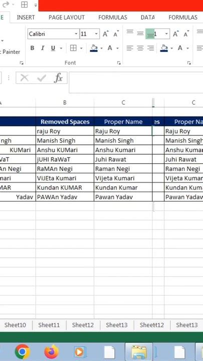 shorts let s organize messy data in excel clean data in excel