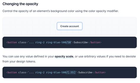 Hướng dẫn tạo Background color opacity tailwind trong Tailwind CSS