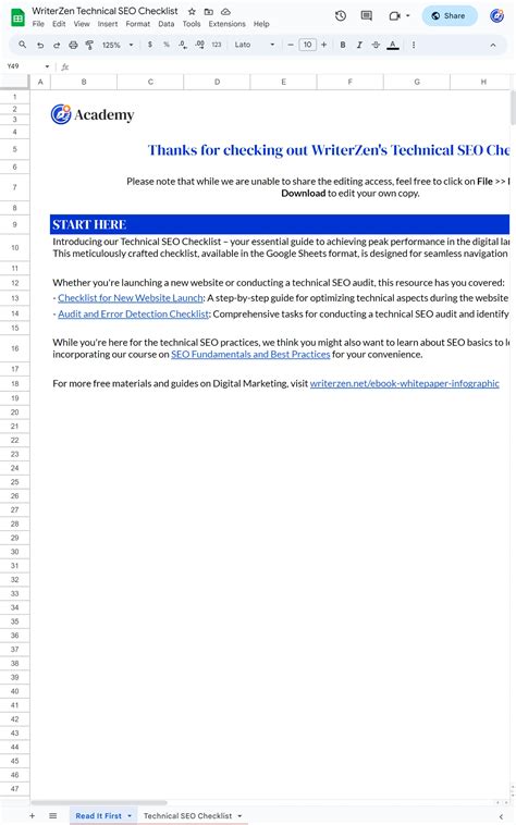 WriterZen A Tactical Technical SEO Checklist For New Websites