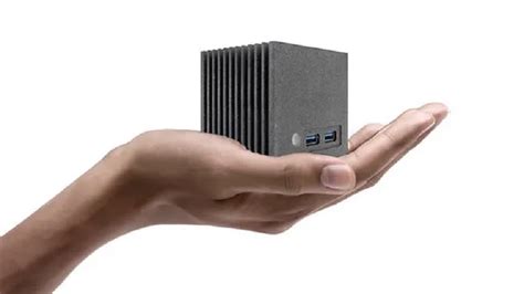 The World S Smallest Fanless Pc With Intel N100 Processor Bleu Jour Kubb Is Presented In France