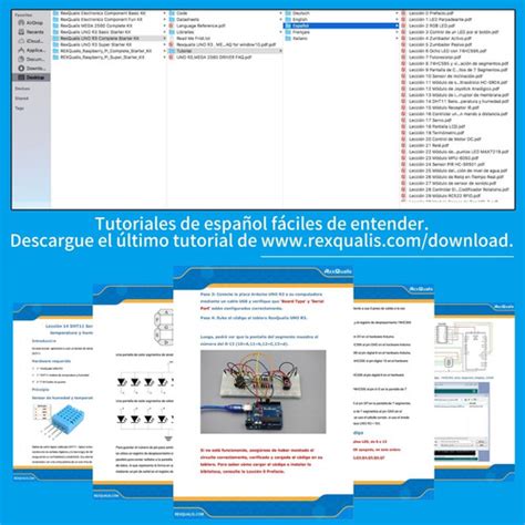 Completo Kit Compatible C Arduino Uno Con Español Tutorial Web Electro