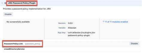 The Password Policy Navigation Link Is Missing Jira Atlassian Documentation