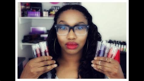 New Nyx Simply Vamp Red Nude Lip Creme Collection Youtube