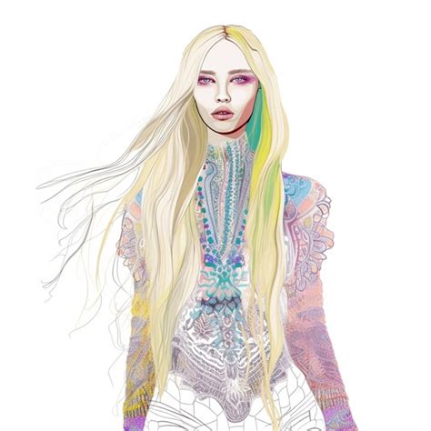 Premium Ai Image A Close Up Of A Woman With Long Blonde Hair And A