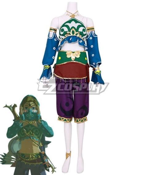 The Legend Of Zelda Breath Of The Wild Female Zelda Link Gerudo Outfit