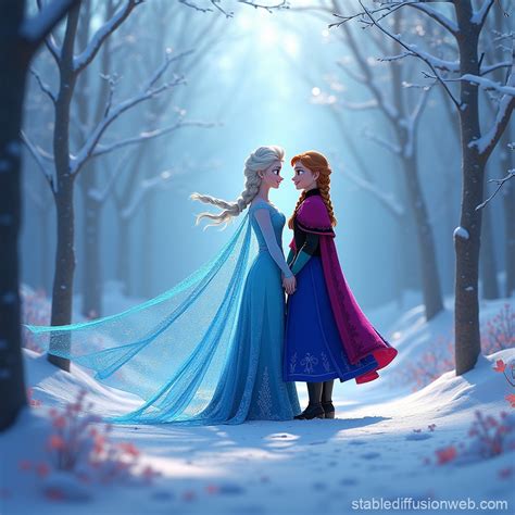 Frozen Theme Scenes Inspired By Disney Movie Stable Diffusion Online