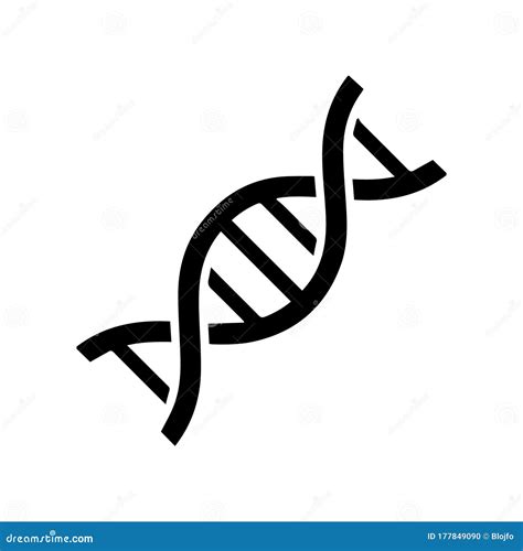 Dna String Icon Stock Vector Illustration Of Clone 177849090