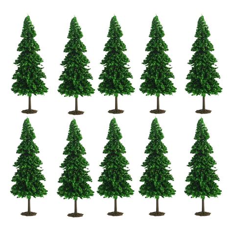 10pcs Garden Decoration Diy Stereoscopic Miniature Cedar Model Pine Trees Ho Scale Train