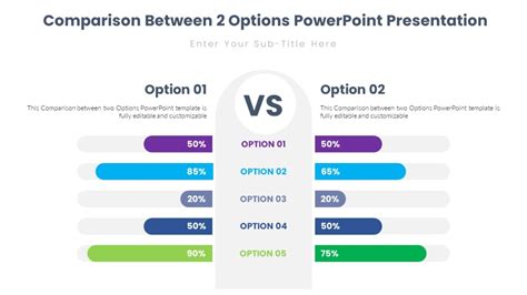 Comparison Between Options PowerPoint Presentation PPTUniverse